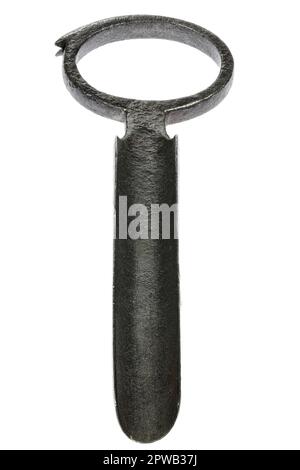 hand-forged cheese iron isolated on white background Stock Photo - Alamy