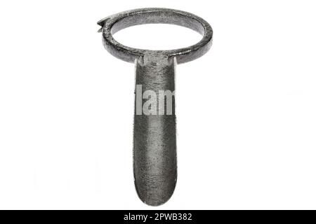 hand-forged cheese iron isolated on white background Stock Photo - Alamy