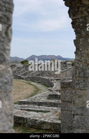 Salona excavation, amphitheatre, Vranjic, Solin, Splitsko-Dalmatinska ...