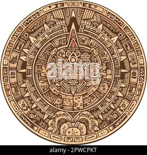 Ancient mandala symbolizes spirituality and indigenous culture Stock ...