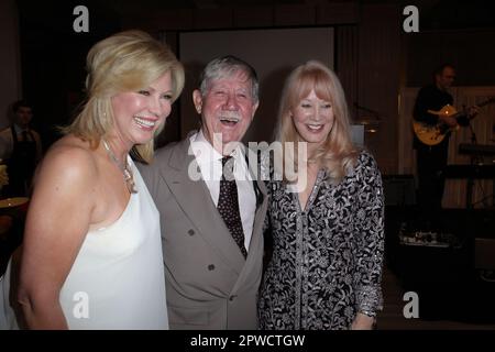 (l-r) Kerri-Anne Kennerley, Reg Grundy and Joy Chambers Grundy ...