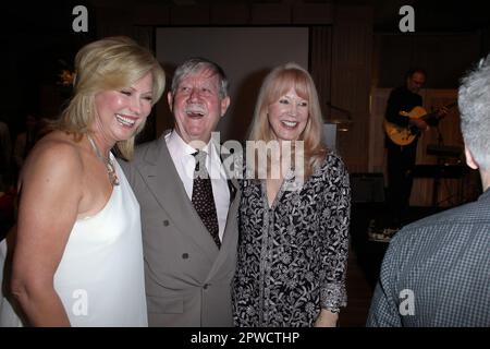 (l-r) Kerri-Anne Kennerley, Reg Grundy and Joy Chambers Grundy ...