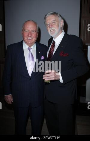 Alan Jones Australian media mogul Reg Grundy launch his autobiography ...