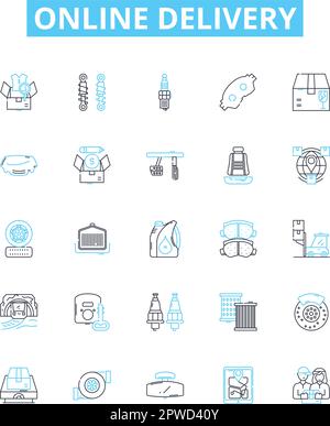 Supermarket food grocery items and symbols icons or stickers set ...