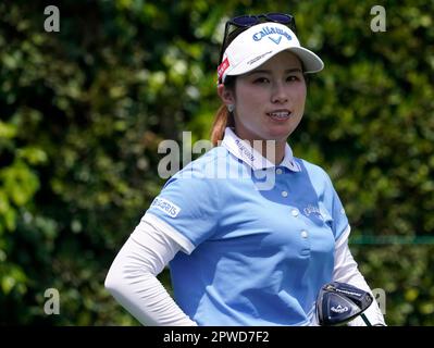 April 29, 2023: LPGA - Yuna Nishimura, professional golfer from Osaka ...