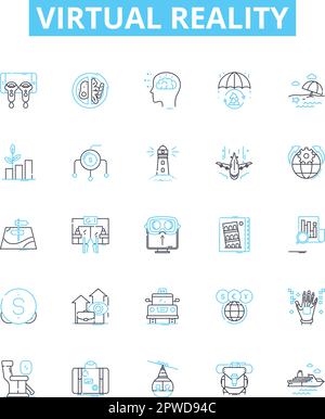 virtual augmented reality experiences vector Stock Vector Image & Art - Alamy