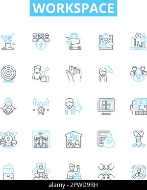 Workstation setup concept icon Stock Vector Image & Art - Alamy