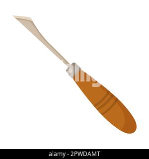 hard brick chisel cartoon vector illustration Stock Vector Image & Art ...