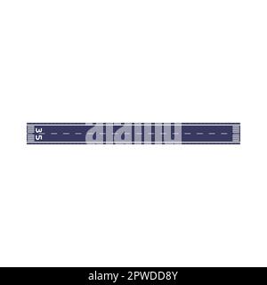 Commercial passenger plane straight top view vector Stock Vector Image ...