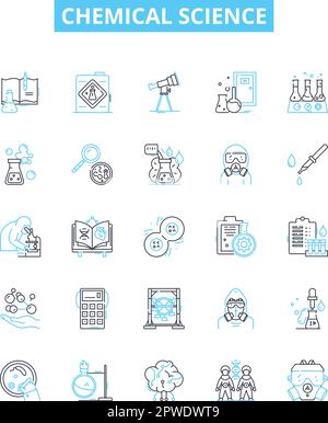 Chemical and physical molecules icon outline Stock Vector Image & Art ...