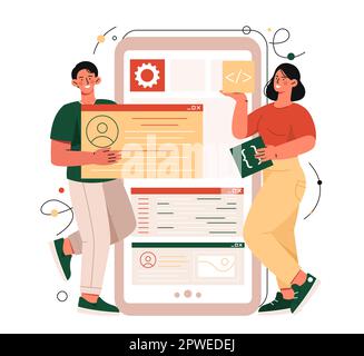 Content management system. Software engineering, database programming ...