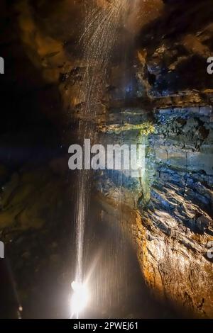 Inside the Underground Aillwee Cave (Ballyvaughan) in Ireland Stock ...