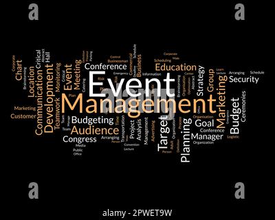 Target audience word cloud concept. Collage made of words about target ...