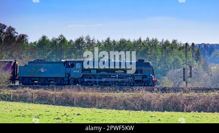Tundergarth, Scotland - April 18, 2023: The Scots Guardsman vintage ...