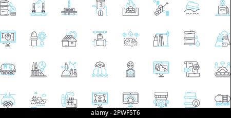 Creation linear icons set. Genesis, Evolution, Formation, Beginning ...