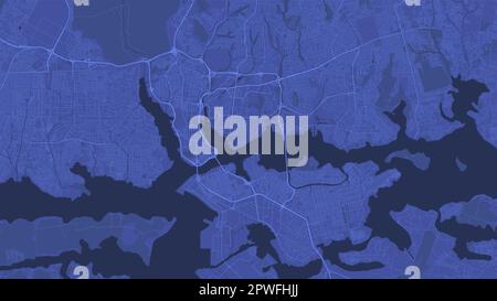 Abidjan skyline. Cote dIvoire - Abidjan vector city, ivorian linear ...