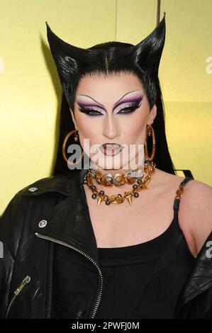WEST HOLLYWOOD, CALIFORNIA, 3/9/23 Gottmik attends the Versace Fall ...