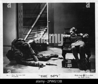 Rudolf Klein Rogge Willy Fritsch Gerda Maurus Scene SPIONE / THE SPY ...