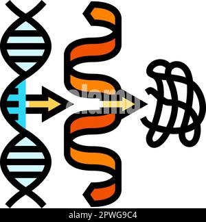 biosynthesis biochemistry color icon vector illustration Stock Vector ...
