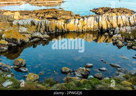 Photograph of the rugged Cataraqui Shipwreck Memorial Coastline on King ...