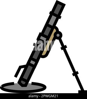 Mortar With Mace Icon. Vector Illustration Stock Vector Image & Art - Alamy