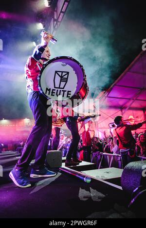 Bern, Switzerland. 28th, April 2023. The German techno marching band ...