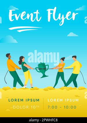 Teams competing for prize Stock Vector Image & Art - Alamy