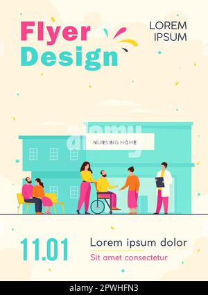 Nursing home residents Stock Vector Image & Art - Alamy