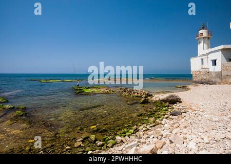 The northern shore of Tyre, an ancient Phoenician city in modern-day ...