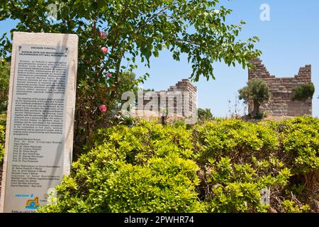 Myndos Gate, Halicarnassus, Bodrum, Mugla, Turkey Stock Photo - Alamy
