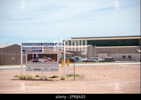 A general view of the Harold E Holt Naval Communication Station near ...