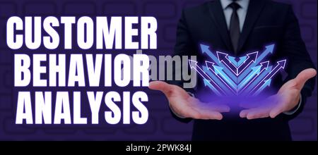 Inspiration showing sign Customer Behavior Analysis. Business showcase ...