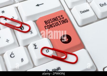 Hand writing sign Business Consulting, Word Written on Blends Practice ...