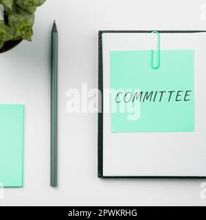 Inspiration showing sign Committee, Business concept Group of people ...