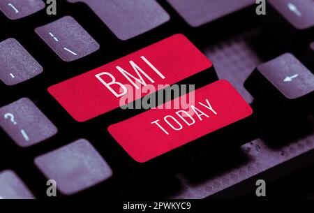 Handwriting text Bmi. Business overview Method of estimating body fat ...