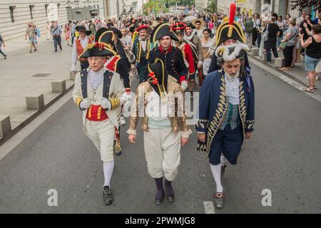 Historical reenactment of the spanish war of independence against ...