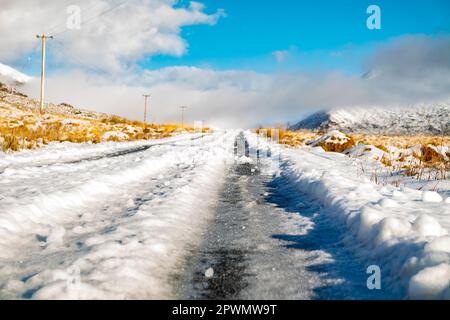 The R254 connects Doochary and Glenveagh Nation Park in County Donegal ...