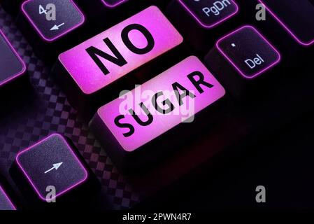Text showing inspiration No Sugar, Word for has been left behind and ...