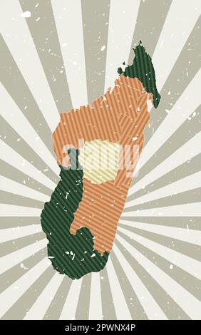 color map of Madagascar country Stock Vector Image & Art - Alamy