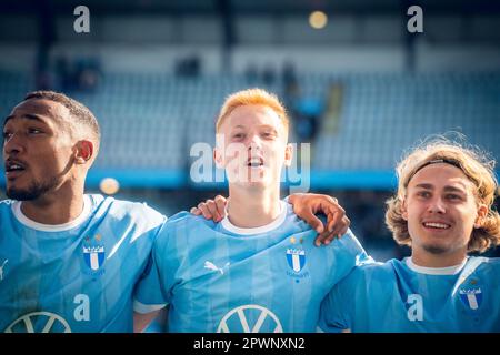 Malmoe, Sweden. 30th Apr, 2023. Hugo Larsson (L-R), Sebastian Nanasi ...
