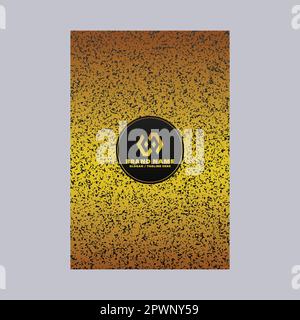 Modern poster with gritty texture style. Editable, resizable, EPS 10 ...