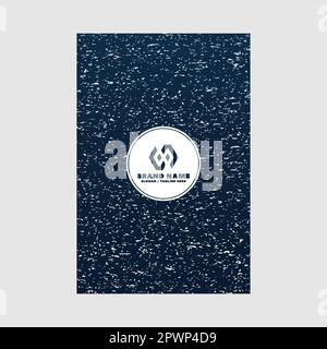 Modern poster with gritty texture style. Editable, resizable, EPS 10 ...