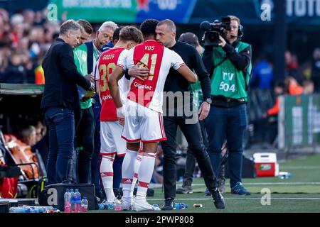 Ajax head coach John Heitinga during a press conference at Stamford ...
