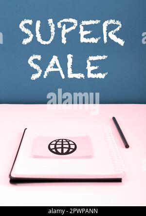 Sign displaying Summer Sale. Conceptual photo a special type of ...