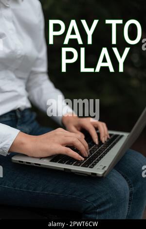 Sign displaying Casino Online, Word Written on Computer Poker Game ...