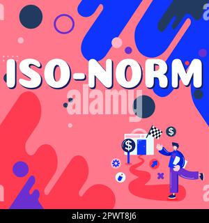 Inspiration showing sign Iso Norm. Business approach An accepted ...