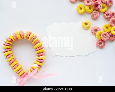 Edible DIY bracelet or necklace for Mothers day. DIY for kids. Bracelet ...