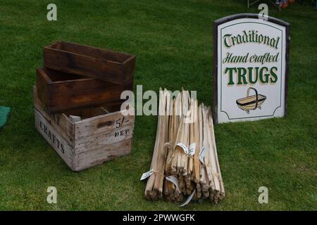 Hand crafted trugs Stock Photo - Alamy