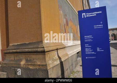 Copenhagen /Denmark/01 May 2023/ Thorvaldsens Museum building in danish ...