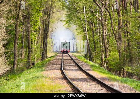 Old train coming home Stock Photo - Alamy